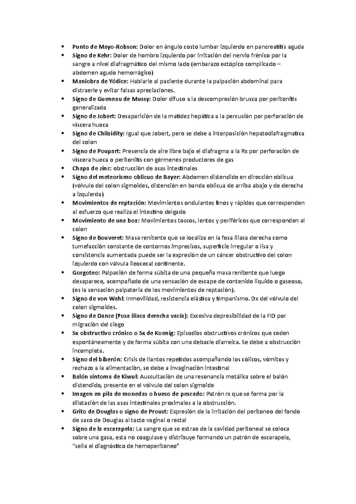 Signos AAQ - Punto de Mayo-Robson: Dolor en ángulo costo lumbar ...