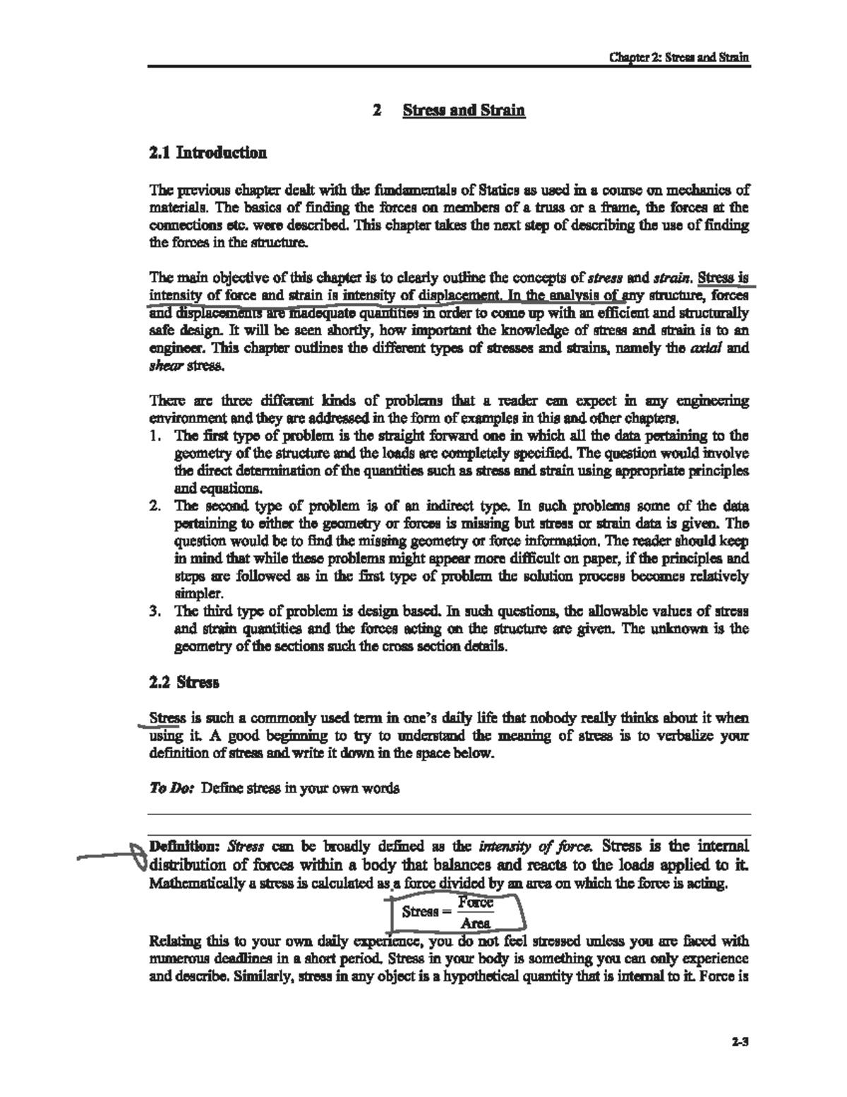 Chapter 2 Simple Stress AND Strain Notes - CHAPTER 2: SIMPLE STRESS AND ...