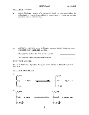 Final Exam (2022) - biochem - NAME ...