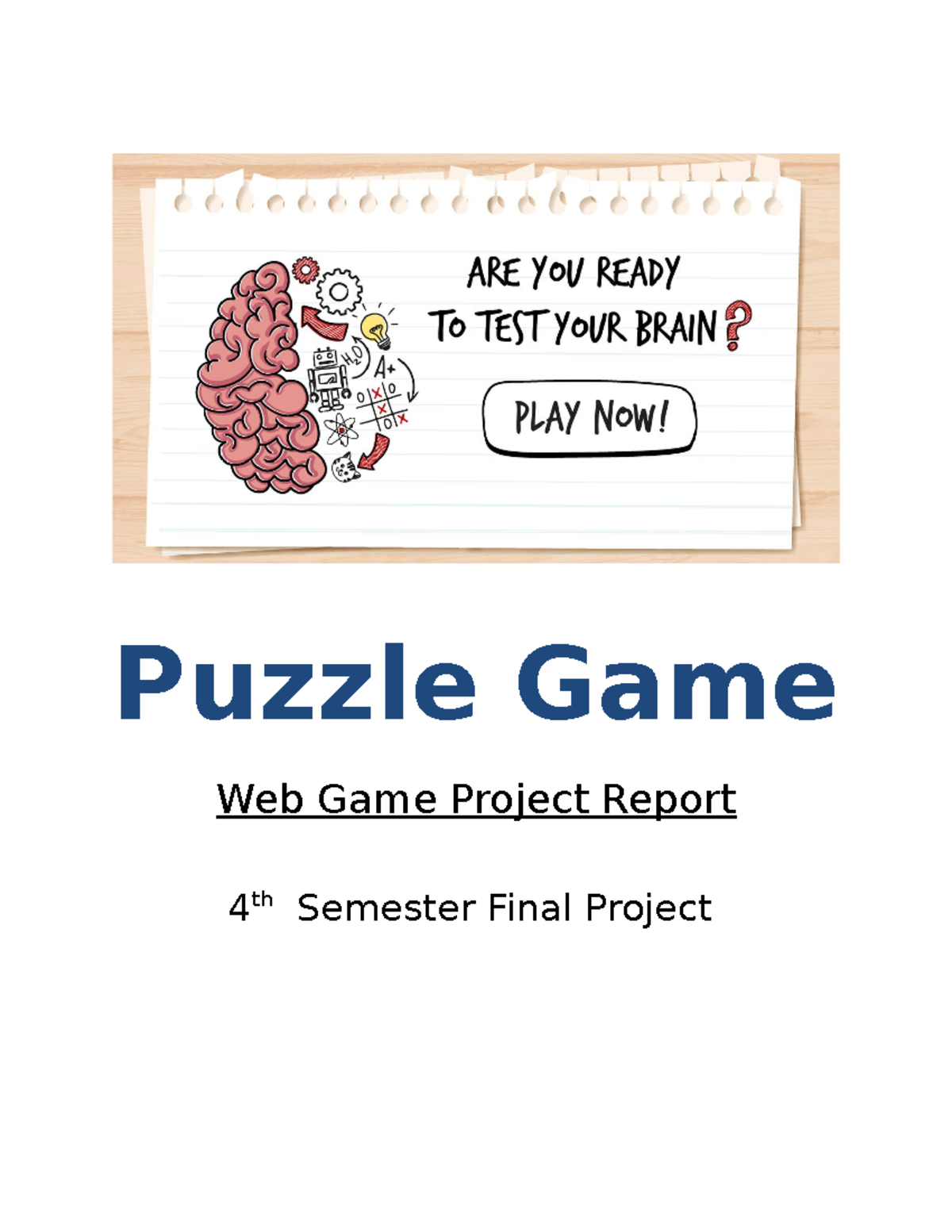Final Project Documentation of semester 4th - Puzzle Game Web Game ...