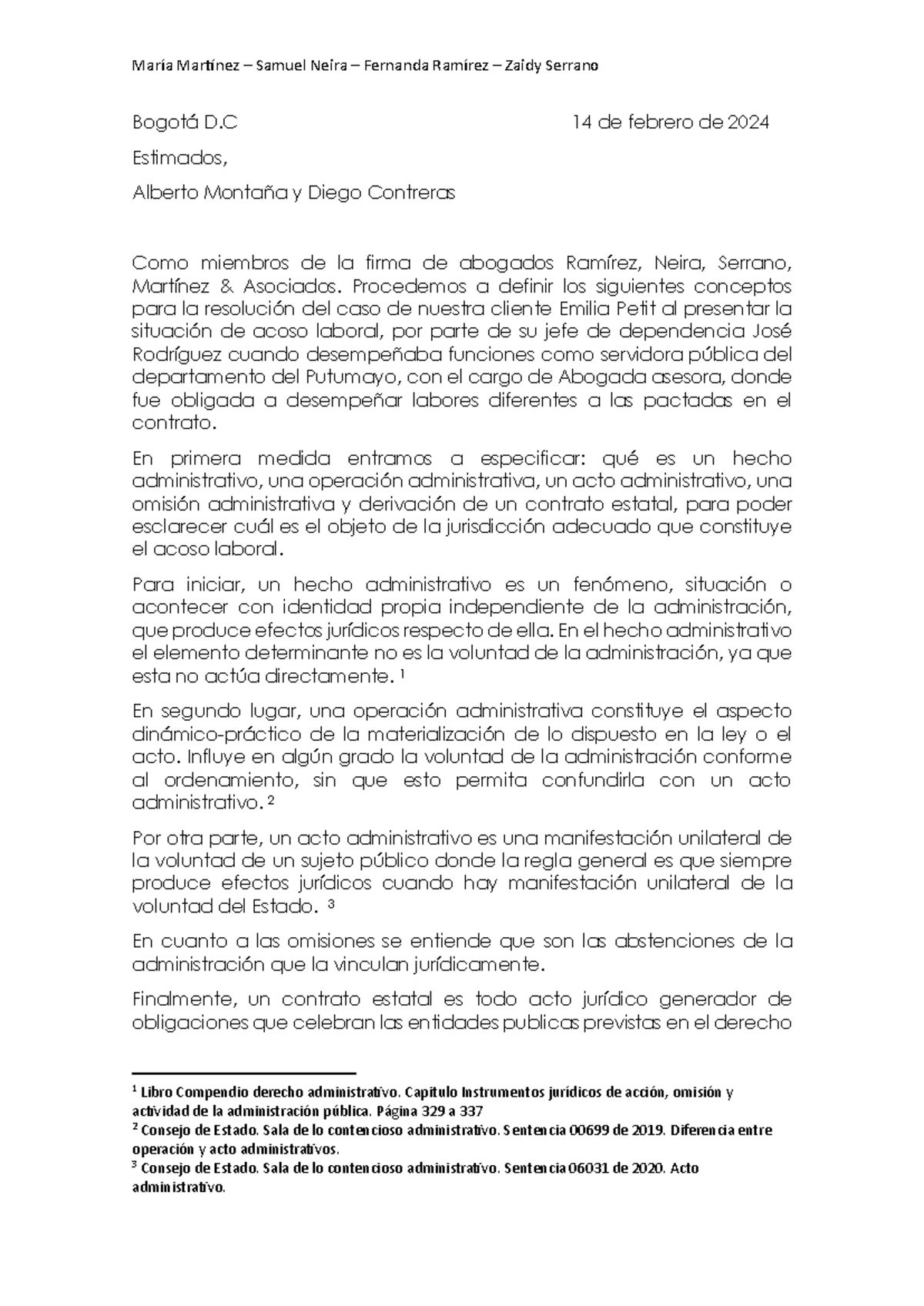 Trabajo Administrativo - María Martínez – Samuel Neira – Fernanda ...