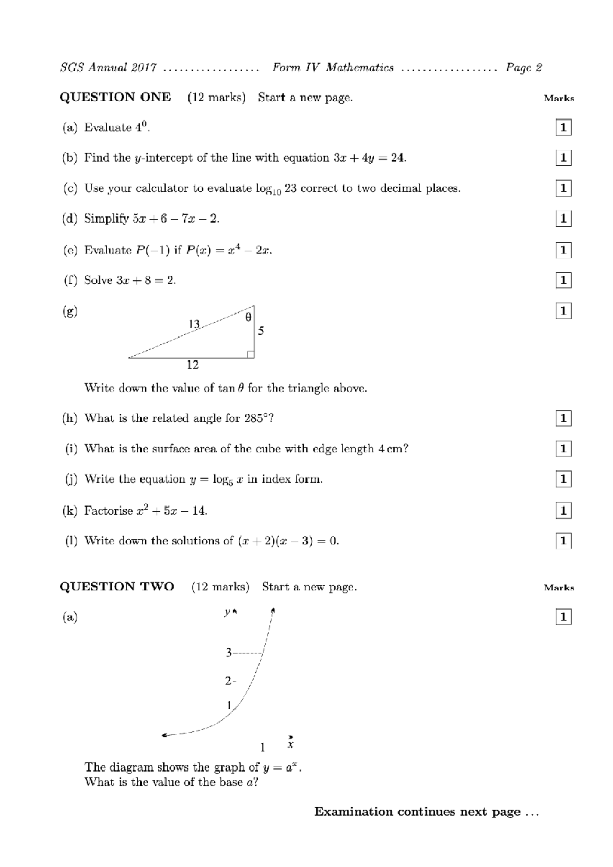 SG17 - maths paper - Studocu