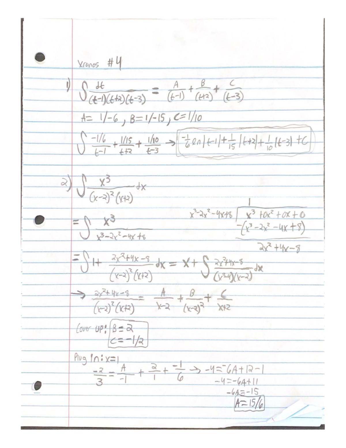 Xronos 4 Work - Ian manly practice homework problems from office hours ...