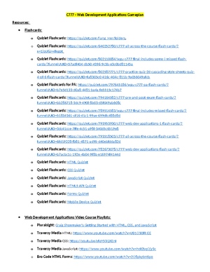 Web Development Notes first module of Unit I C779 - WEB Development ...