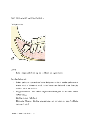 Catatan Tentang Kista 4 - KISTA 4 Proses patogenesis kista radikuler ...