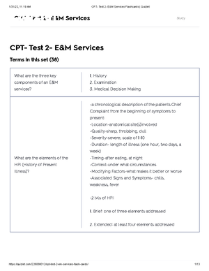 CPT Case Studies Final Exam Review - Anesthesia Codes Mary Thomas, 29 y ...