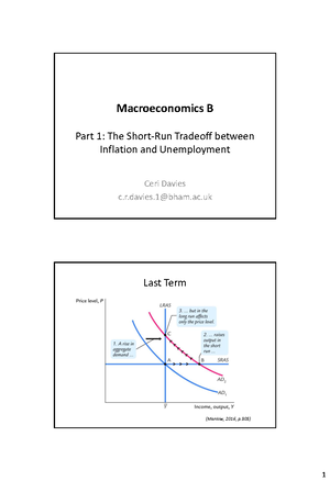 2 DAD DAS Slides-2 - DAD notes - Macroeconomics B Part 2: Dynamic ...