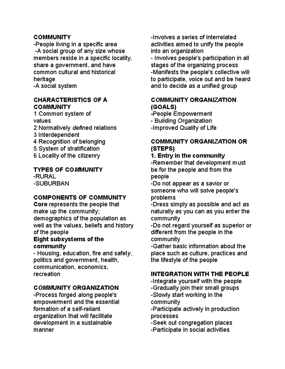 Understanding Community Based Management COMMUNITY People Living In A Specific Area A understanding-community-based-management-community-people-living-in-a-specific-area-a