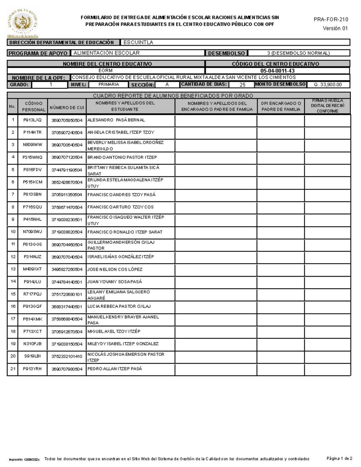 05-04-0011-43 ALE Normal 3 4670655 Egalvez 12-05-2024093809 - No. PRA ...