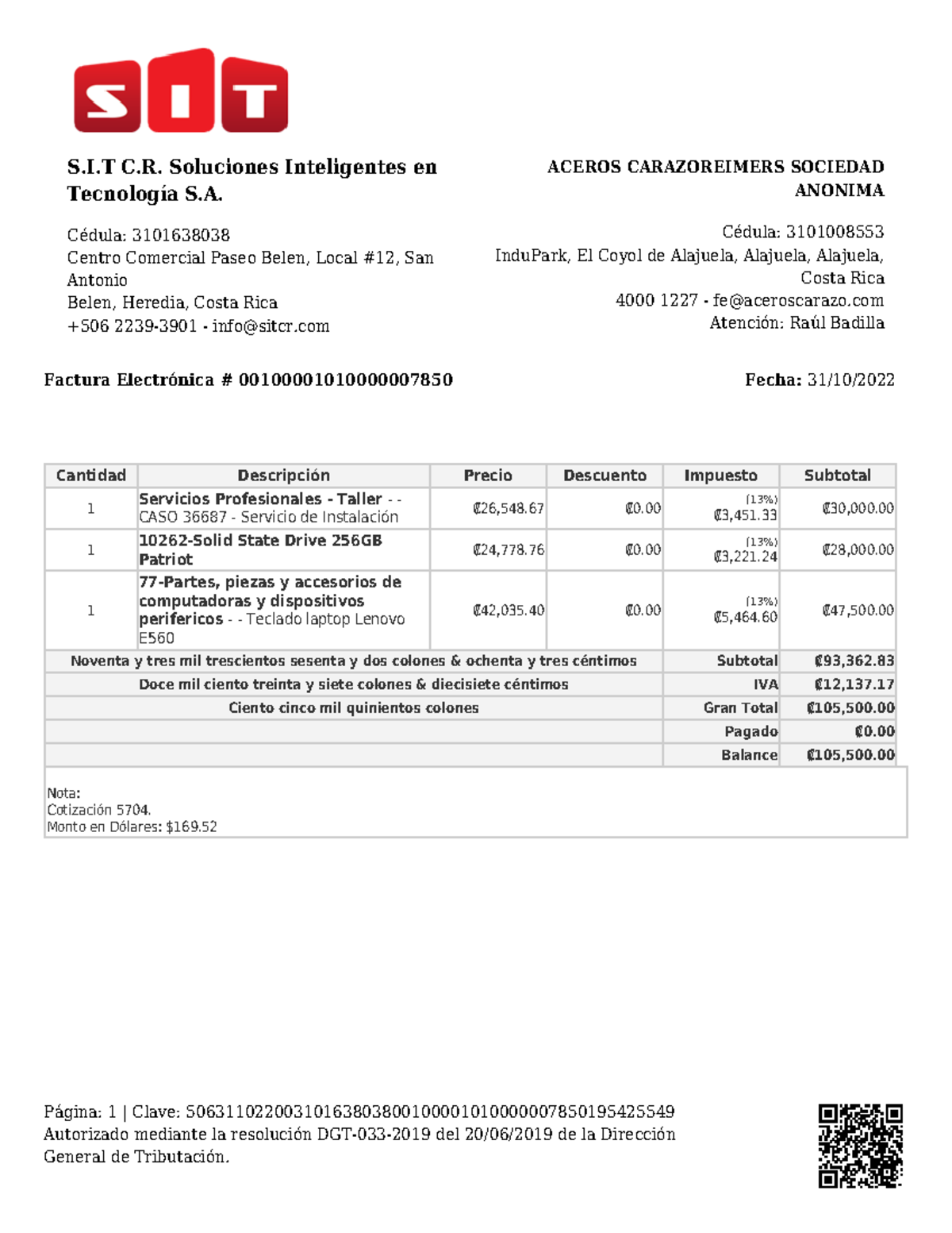 Factura Electronica 00100001010000007850 - Deprecated API usage: The SVG back-end is no longer ...