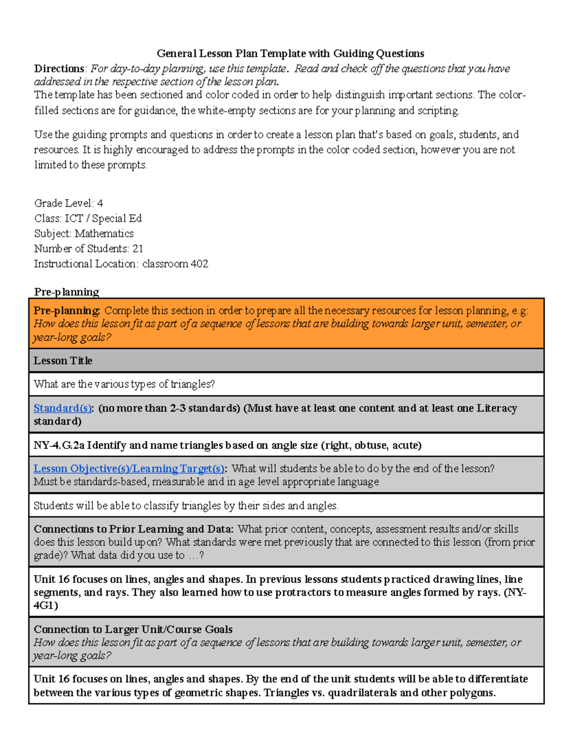 Attachment 1 - 2023-04-30T040115 - General Lesson Plan Template with ...