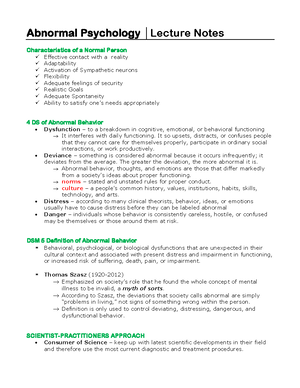 1.1 Looking-at-Abnormality Part 1 - Caraga State University Psych 110 ...