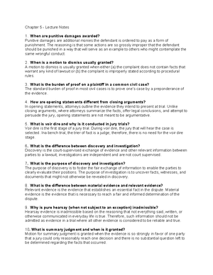 Chapter 3 - Lecture Notes - Chapter 3 - Lecture Notes How do the House ...