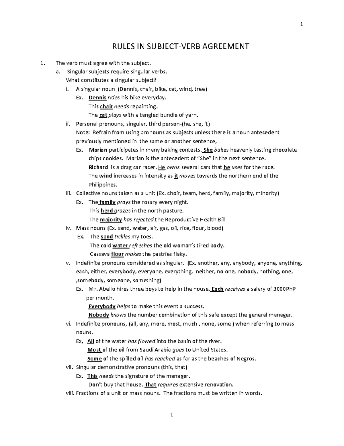 Notes in Rules-in-Subject Verb Agreement-rev - RULES IN SUBJECT-VERB ...