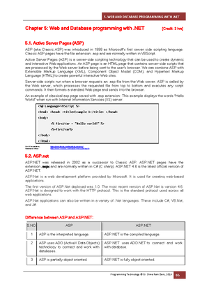 Chapter 2 of pt - Programming Technology Compiled by: Er. Shiva Ram Dam FOR THE STUDENTS OF ...