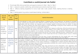 Worksheet Operant conditioning vs classical conditioning - Operant ...
