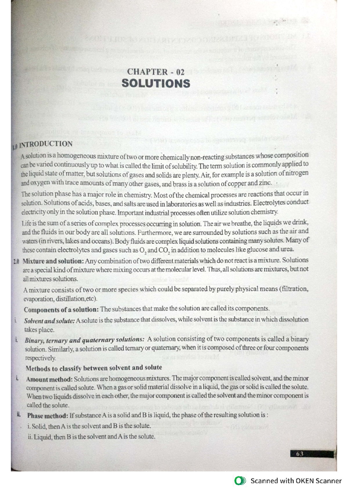 Solutions detailed notes - Chemistry - Studocu