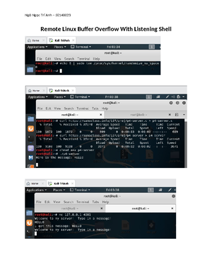 Module 05 hide01 - HOD401 - An Ninh An Toàn Mạng - Studocu