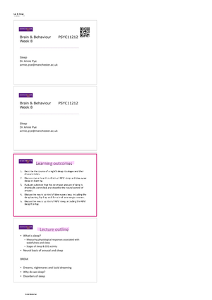 Lec 5 -Stress 2 - lec notes - Seminar 1 had last week- did worksheets ...