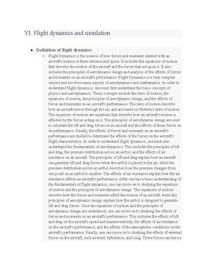 Aerodynamics and flight mechanics - I. Introduction Definition of ...
