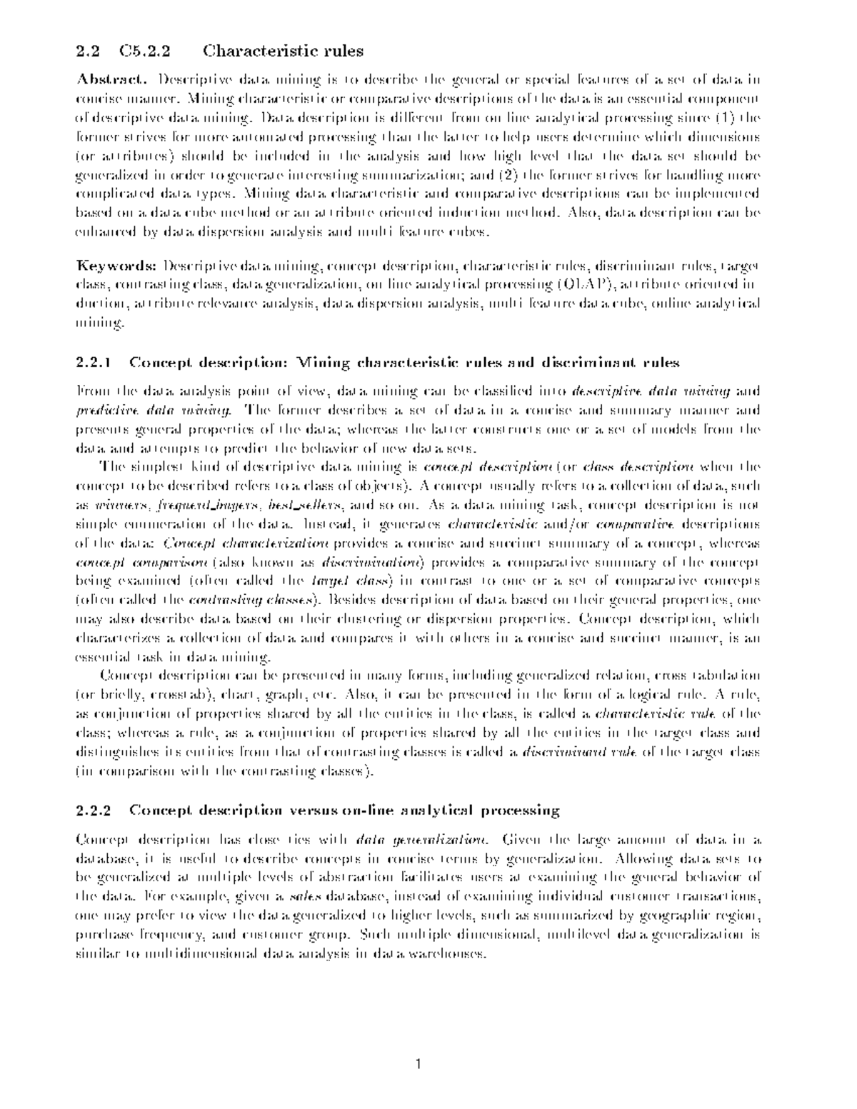 Characteristics rule pdf - - Studocu