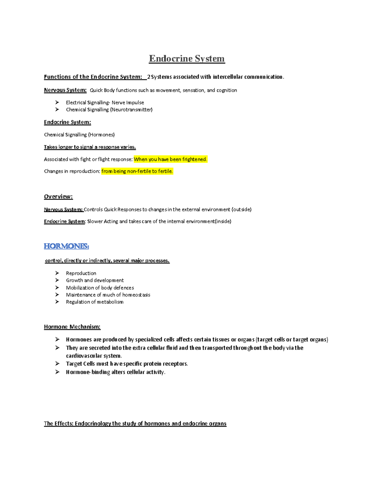 Endocrine System Idk Endocrine System Functions Of The Endocrine