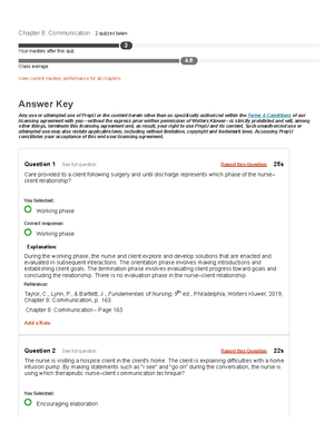 Chapter 8 4 - PrepU - Report this Question 2m 31s Chapter 8 ...