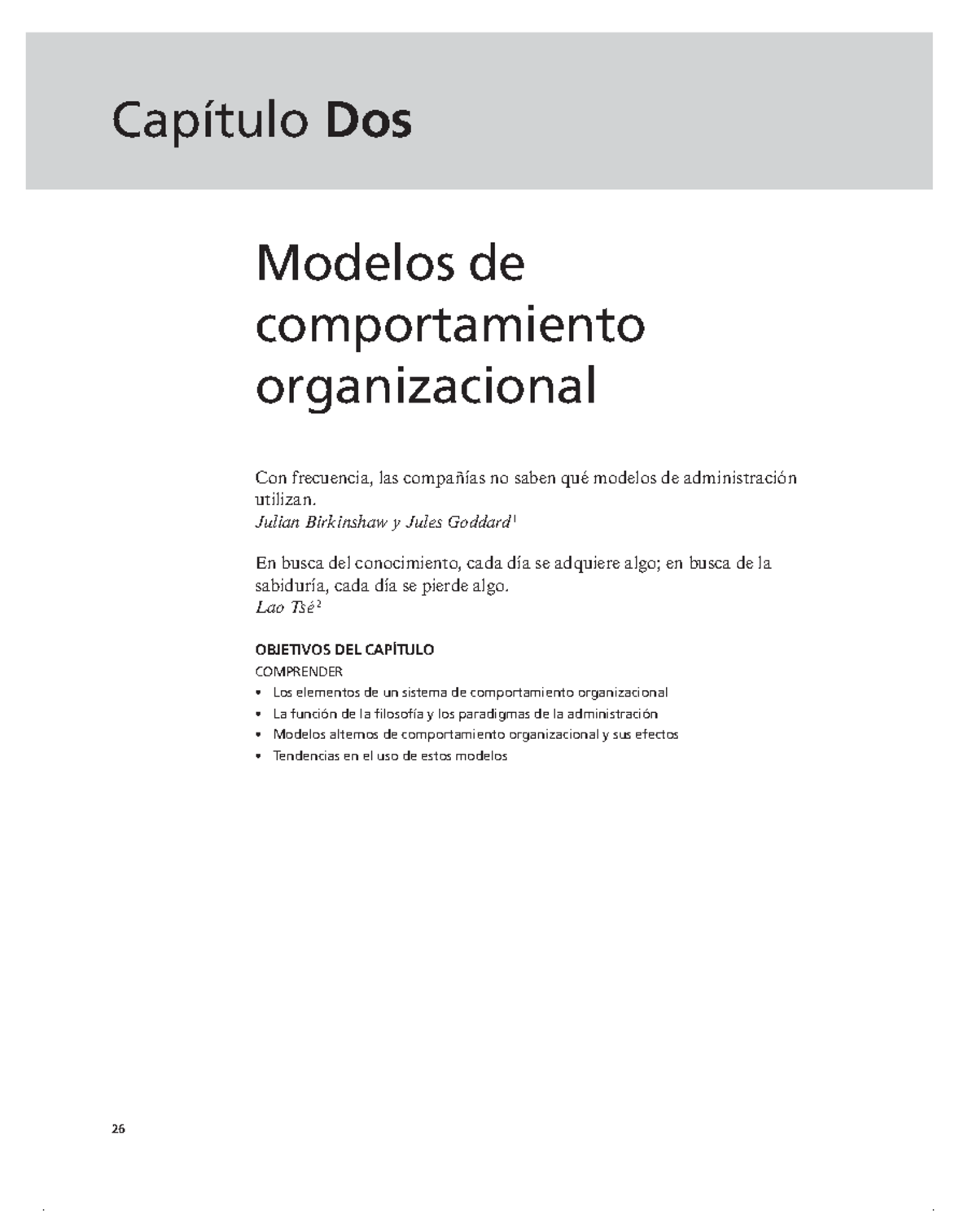 Modelos Comportamientos Organizacional - Cap 2 - John W. Newstrom ...