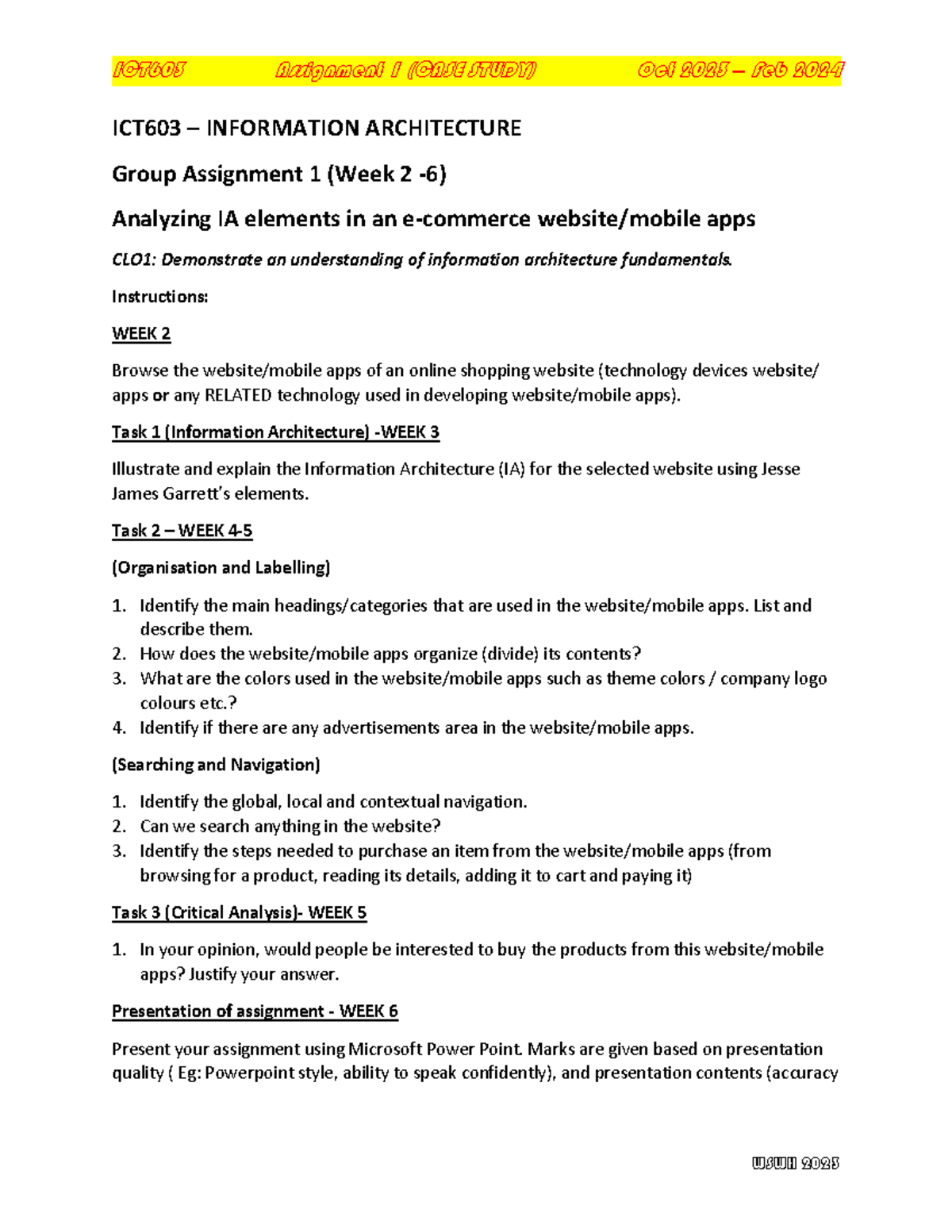 ICT603 Assignment 1-CASE Study-2023 - ICT60 3 Assignment 1 (CASE STUDY ...