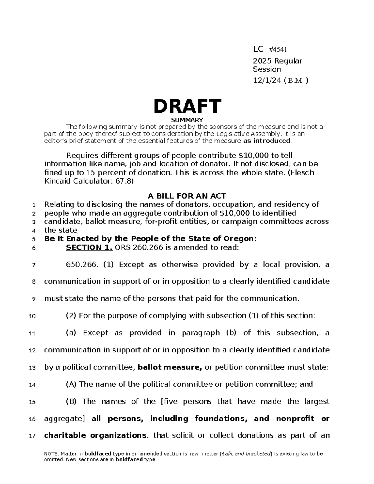 Pub law 4 - Drafting assignments and amendments - LC 2025 Regular ...