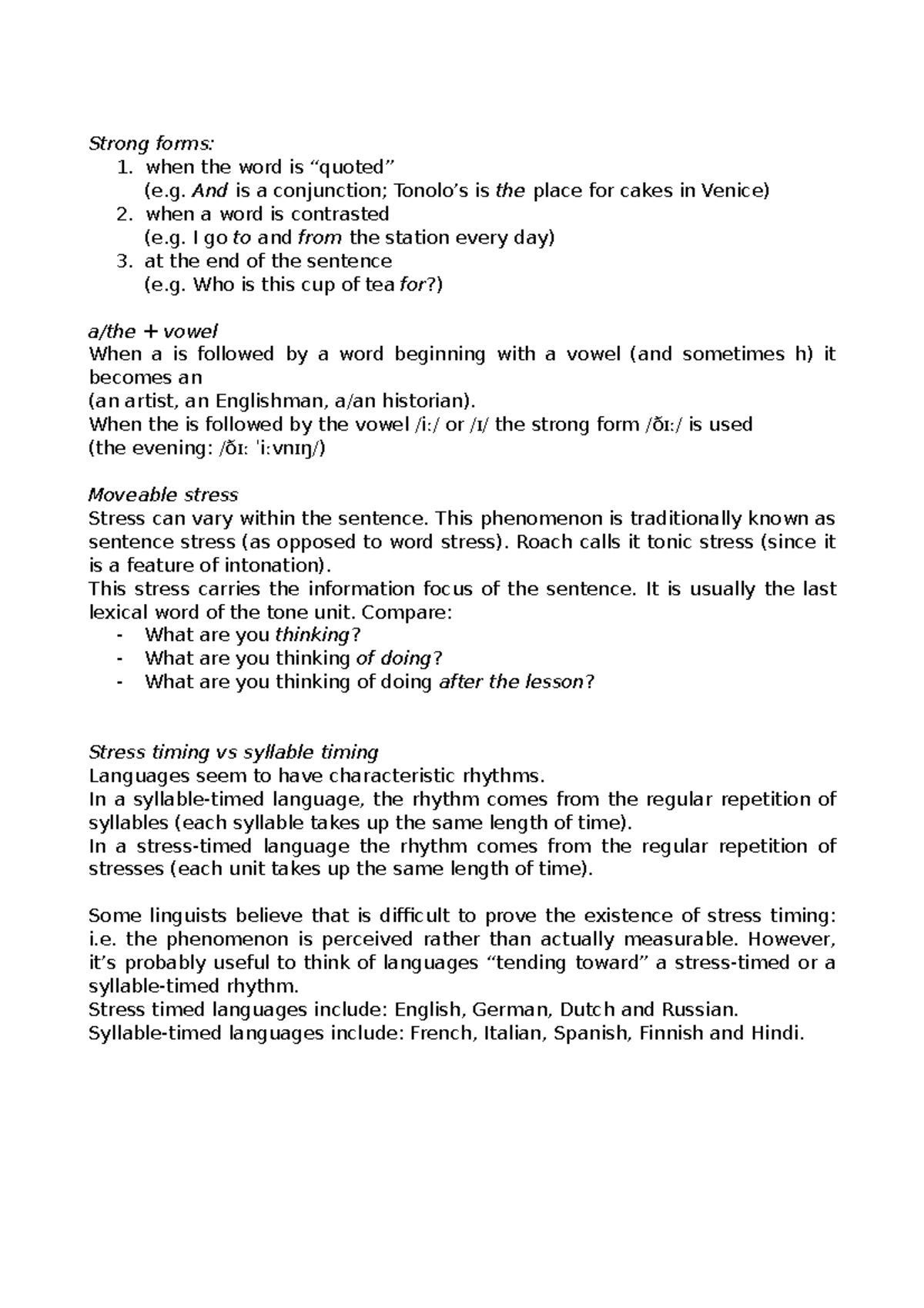 appunti-inglese-strong-and-weak-forms-strong-forms-1-when-the