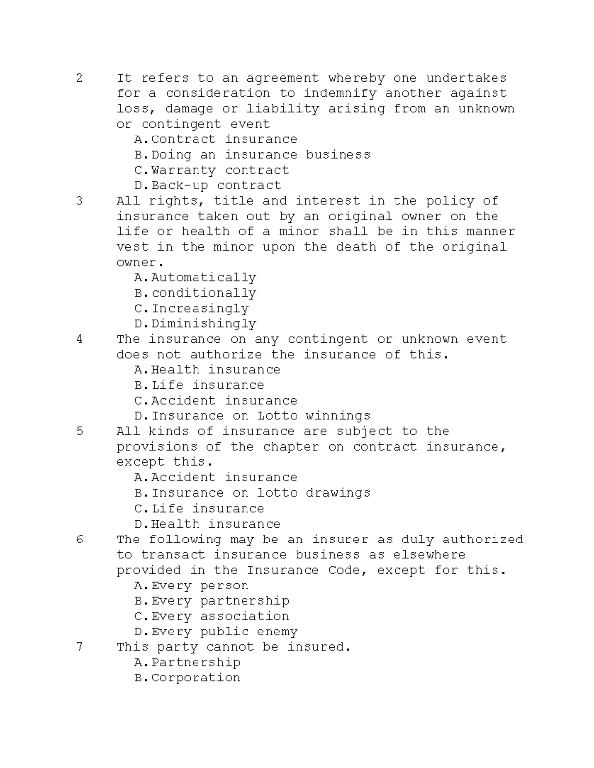 Activity law - 2 It refers to an agreement whereby one undertakes for a ...