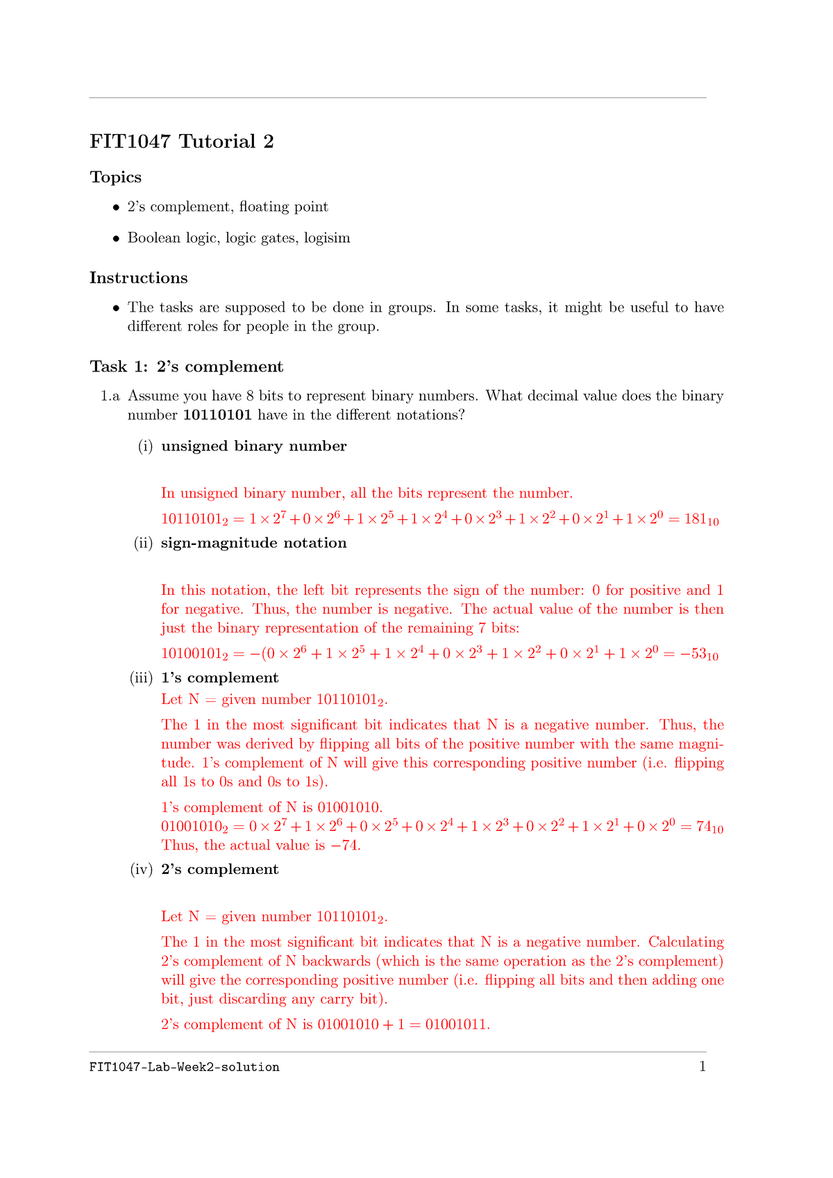 Fit1047 Lab Week2 Solution Warning Tt Undefined Function 32 Fit1047 Tutorial 2 Topics 2s