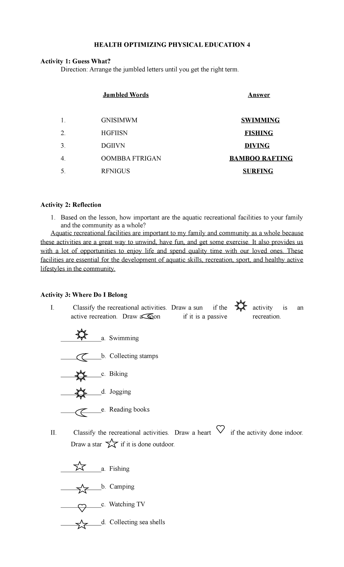 HOPE 4 - Health optimizing physical education 4 - HEALTH OPTIMIZING ...