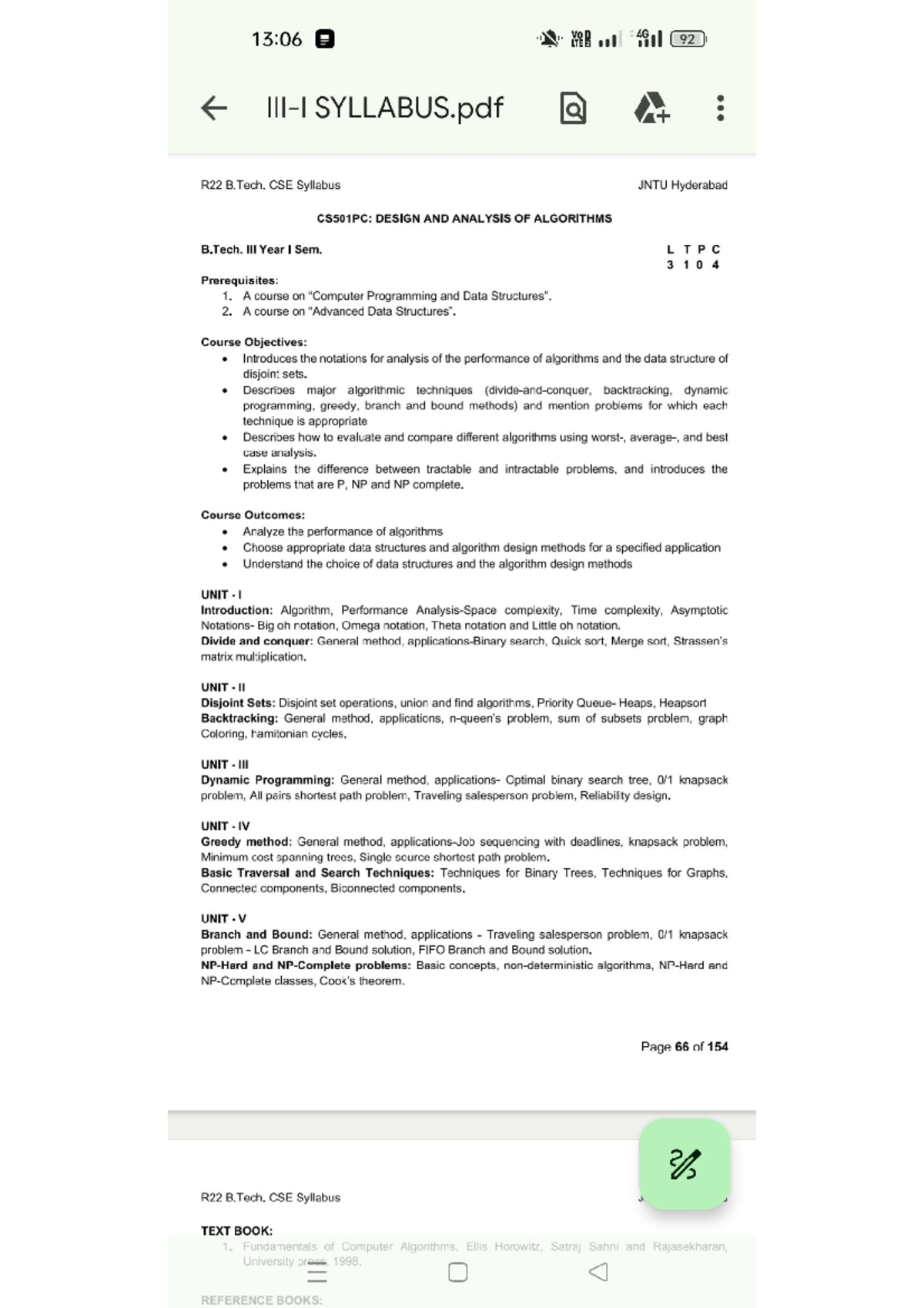 CSE - CSE - 13:06 F Vol 4G 92 SYLLABUS R22 B. .Tech. CSE Syllabus JNTU ...