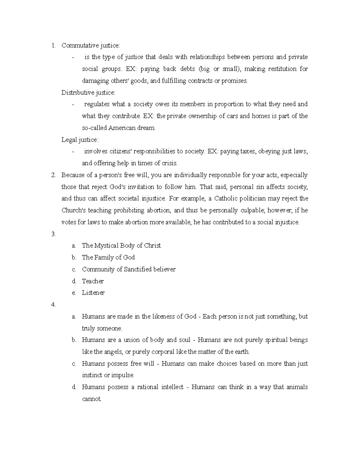 Ch. 1 - 2 test review - Commutative justice: is the type of justice ...