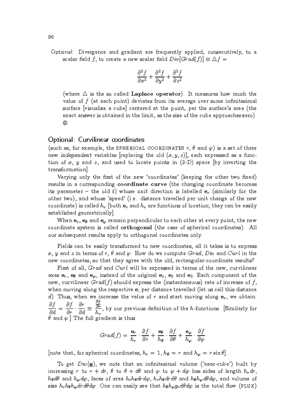 ENGR 233- Lecture 8 - Optional: Divergence and gradient are frequently applied, consecutively ...
