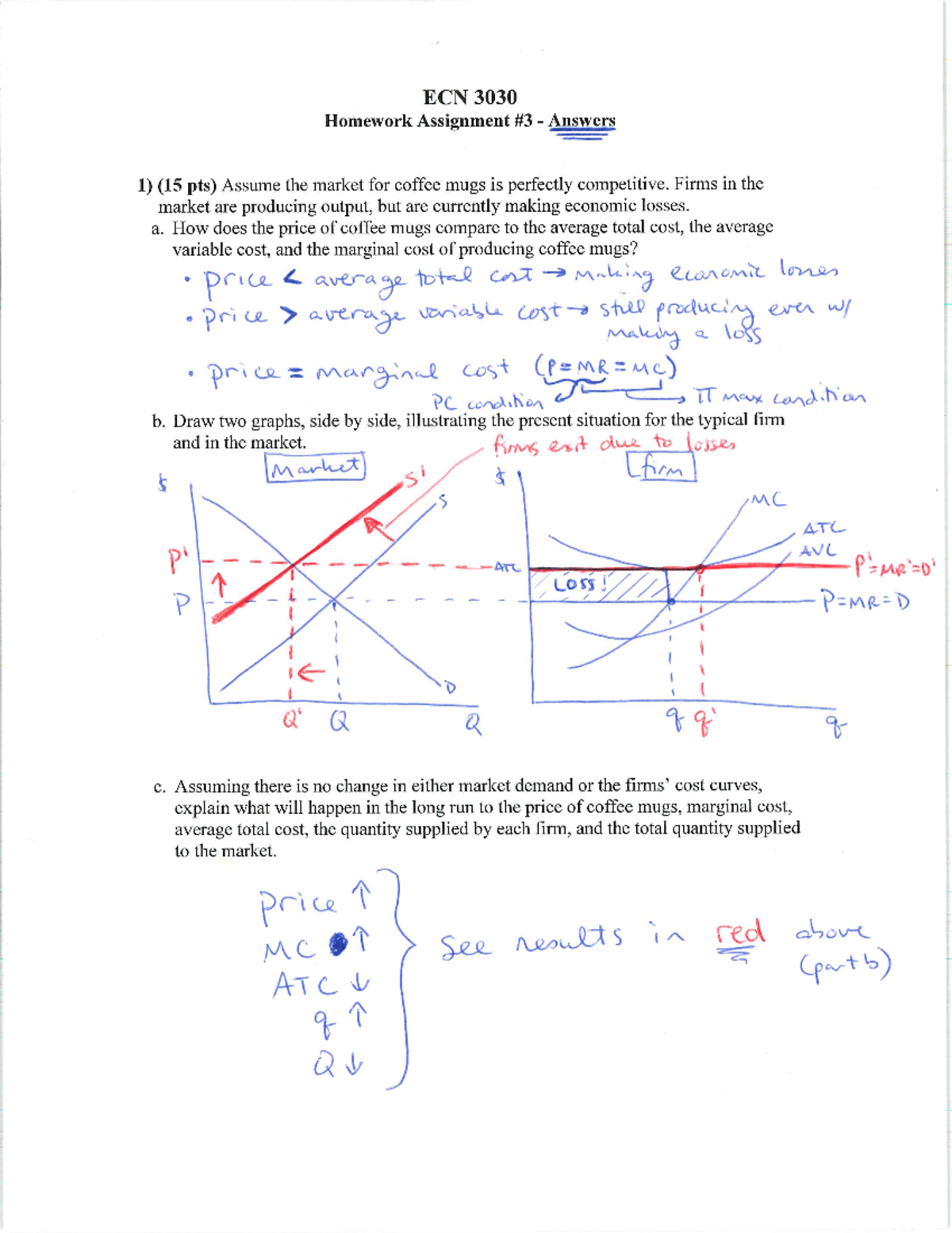 ECN 3030- HW 3 Solutions- Timothy Hodge - ECN 303 - Studocu