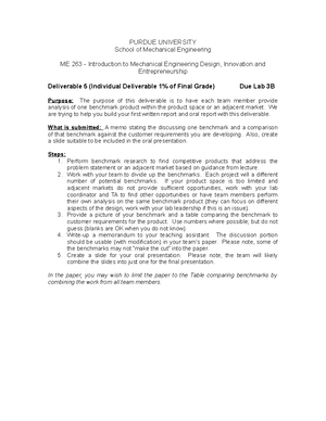 Deliverable 6 Sample - PURDUE UNIVERSITY School of Mechanical ...