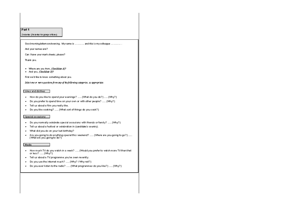 Cambridge-english-first-2015-sample-paper-1-speaking v2 - - Studocu