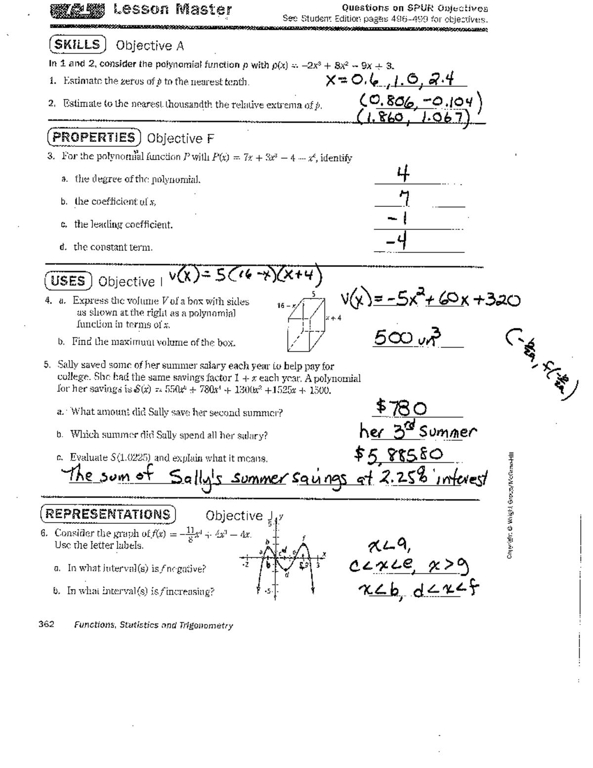 7-1 to 7-3 review answers - MAT 122 - Studocu