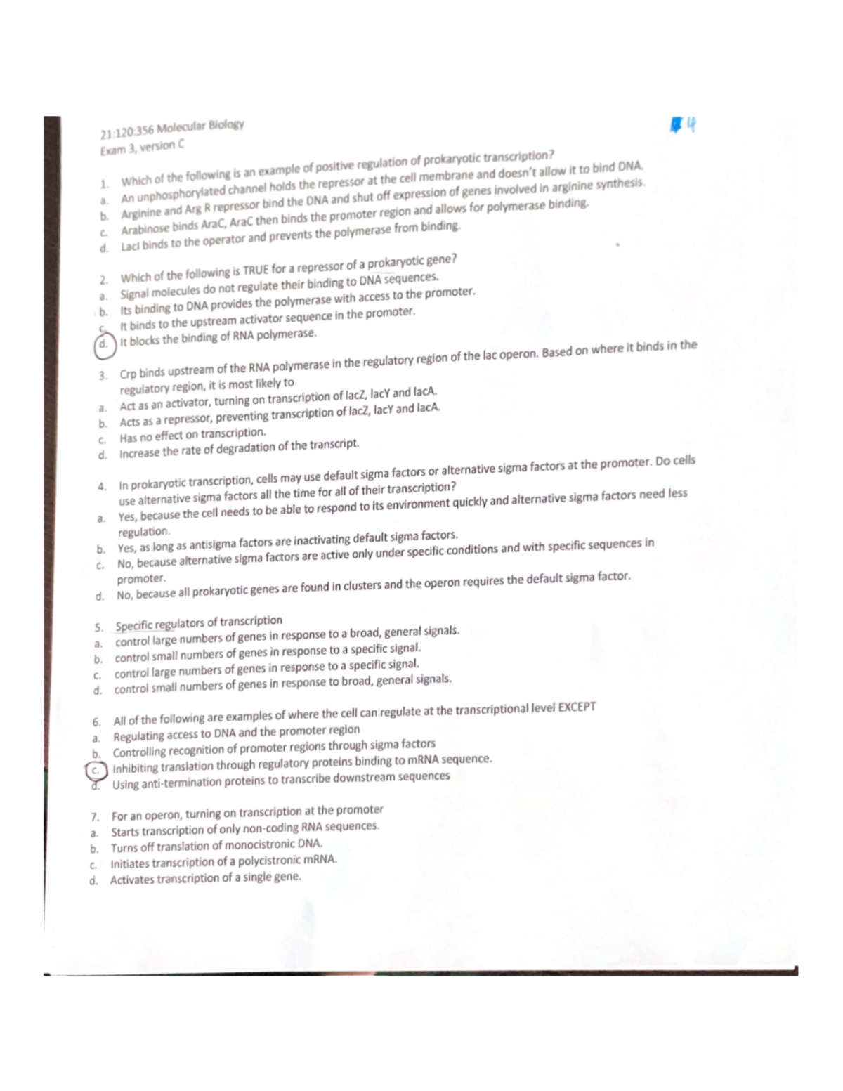 Exam 3 - old exam notes - 120:360 - Studocu