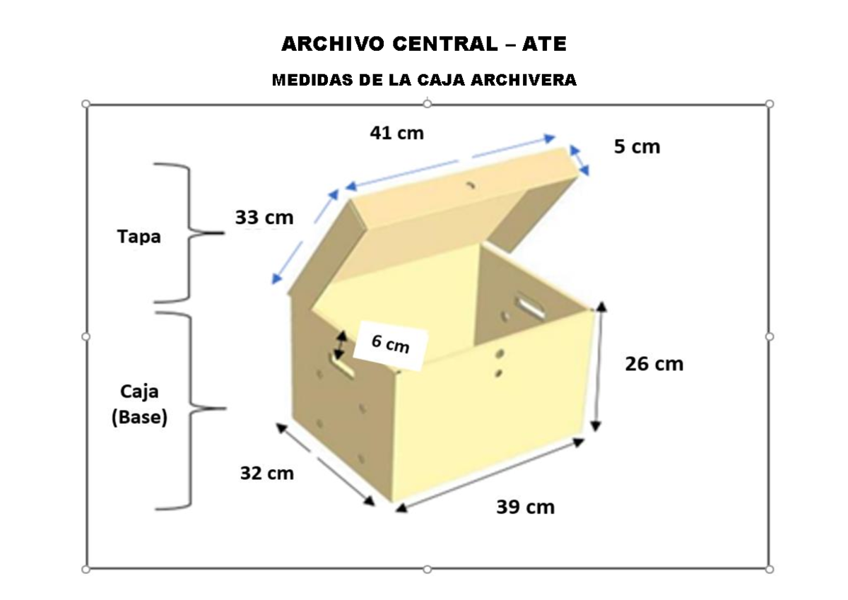 CAJA Archivera - PARA PROYECCION Y MODELOS DE ARCHIVADORES - Logistica ...