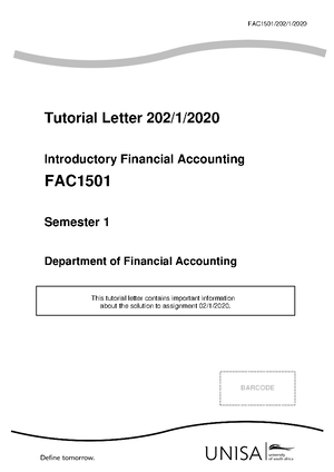 102 2020 3 b - Fac1501 - Warning: TT: undefined function: 32 FAC1501 ...