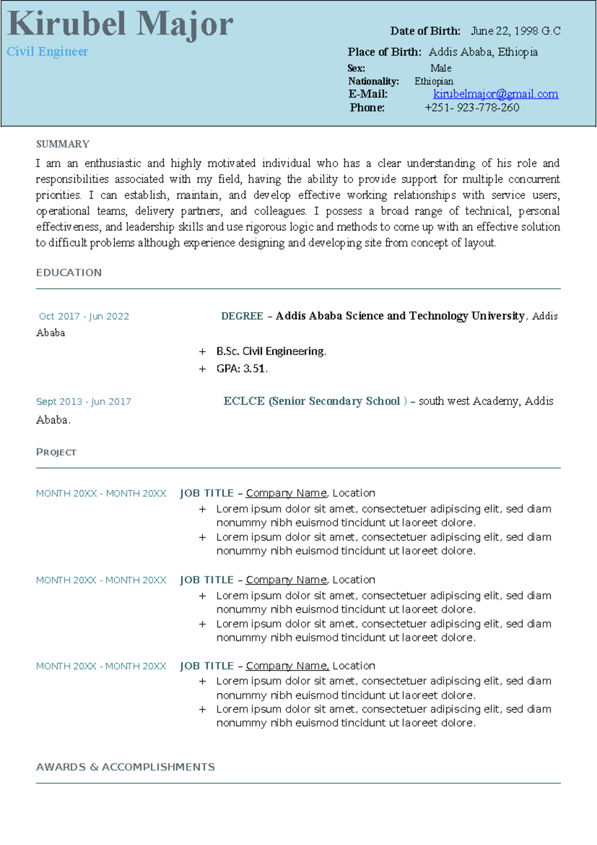 7. Blue Side - Hloom - dfgfg - SUMMARY I am an enthusiastic and highly ...