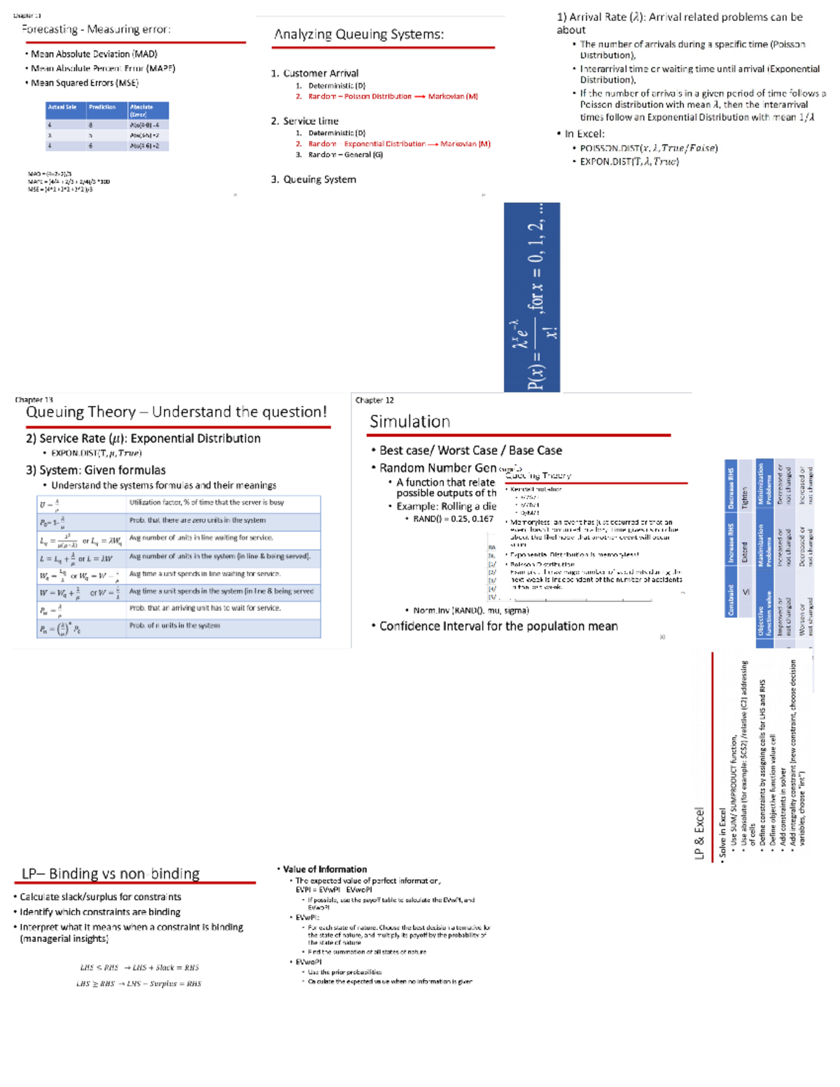 291 - Final Cheat Sheet - COB 291 - Studocu