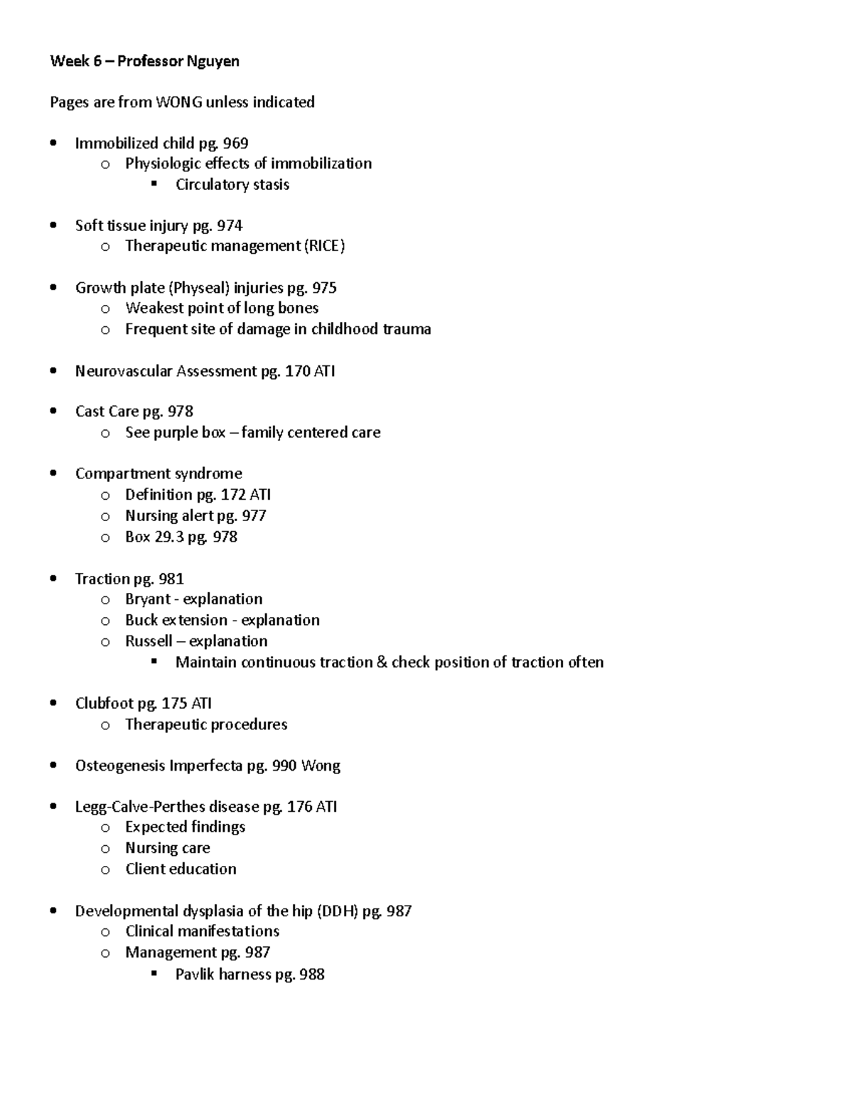 Lecture notes peds - NUR 230 - Studocu Lecture notes peds - NUR 230 - Studocu