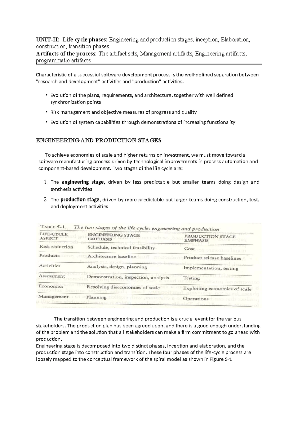 SPM UNIT-1 - CSE JNTUK R20 SOFTWARE PROJECT MANAGEMENT NOTES - UNIT-I ...