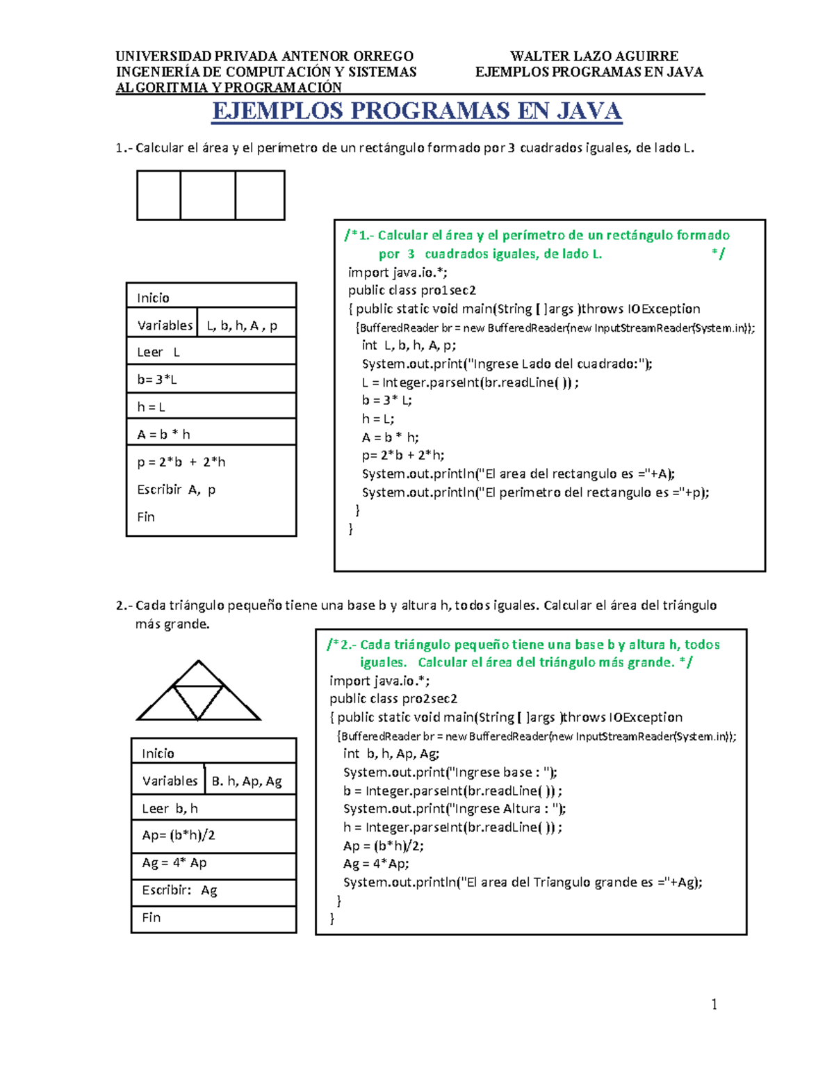 ICSI- Algoyprog-LAB1 -Prog en Java-Ejemplos-VB - INGENIERÕA DE COMPUTACI”N Y SISTEMAS EJEMPLOS ...