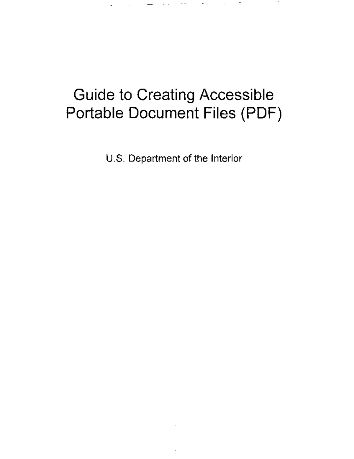 Guide for Creating Accessible Documents - Guide to Creating Accessible ...
